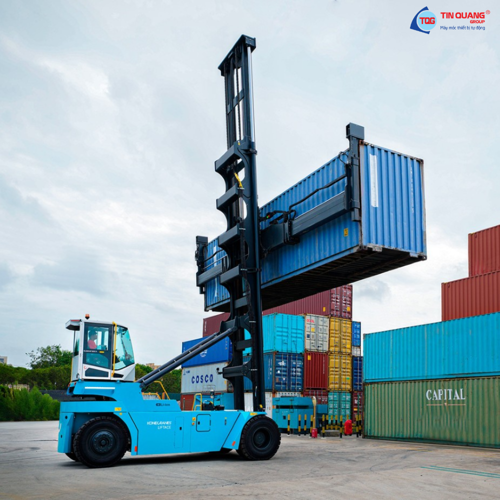 Konecranes E-ACE Electric Empty Container Handler 9 – 10 Tons - Tin ...