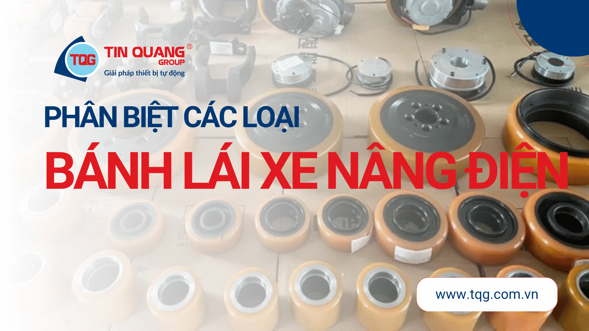 Phân Biệt Các Loại Bánh Lái Xe Nâng Điện Tín Quang - Tin Quang Group